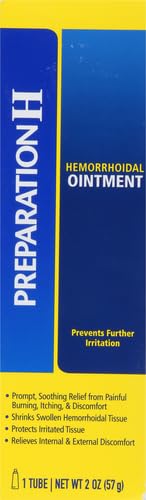 PREPARATION H Hemorrhoid Symptom Treatment Ointment, Itching, Burning ...
