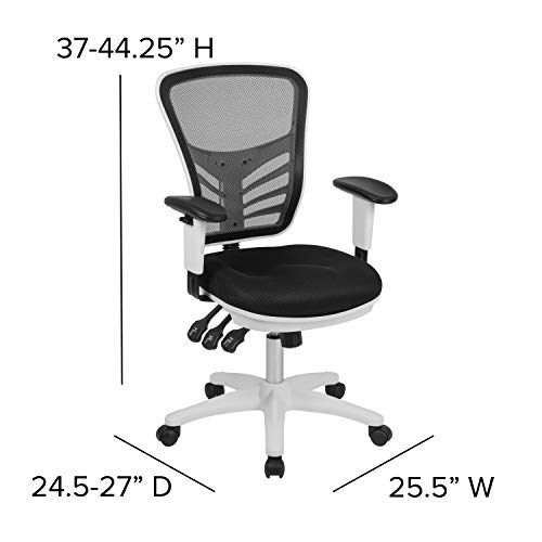Flash Furniture Nicholas Mid-Back Swivel Office and Gaming Chair ...