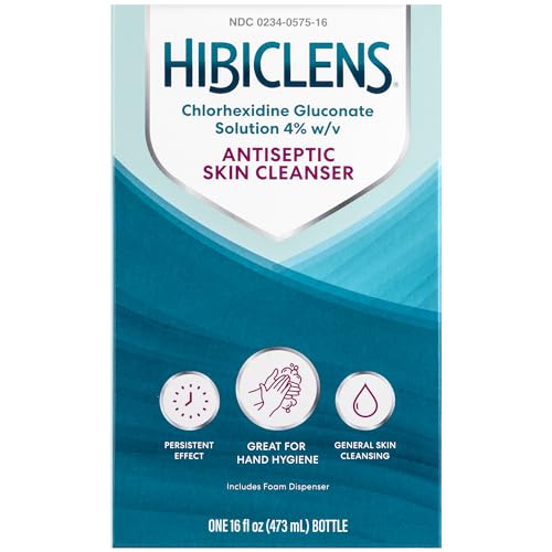 Hibiclens – Antimicrobial, Antiseptic Soap and Skin Cleanser – Foaming ...