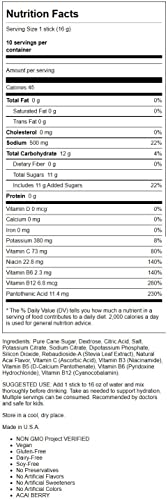 LIQUID IV Acai Berry Hydration Multiplier Electrolyte Drink Mix, 5.65 ...