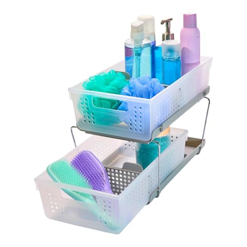 madesmart 2-Tier Organizer, Multi-Purpose Slide-Out Storage Baskets ...