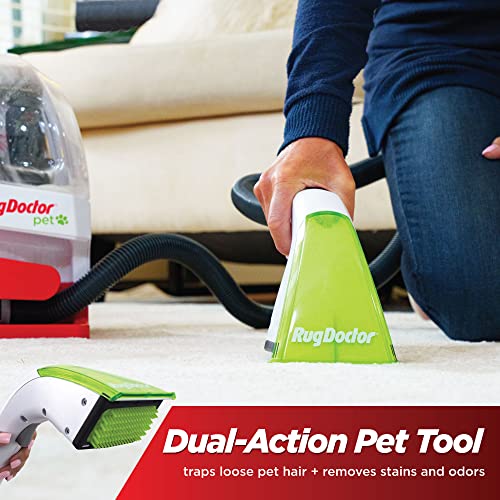 Rug Doctor Pet Portable Spot Cleaner, 2X Suction Power, Lightweight Pet ...