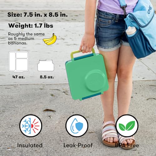 Omie OmieBox Bento Box for Kids - Insulated Lunch Box with Leak Proof ...