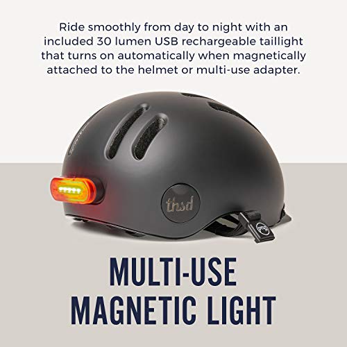 Thousand Chapter MIPS Adult Bike Helmet - LED Tail Light, Cycling ...