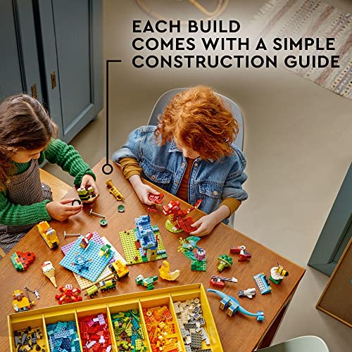 LEGO Classic Build Together 11020 Creative Building Toy Set for Kids ...