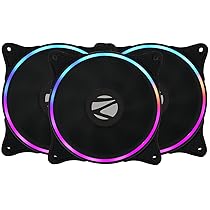 ZEBRONICS ZEB-PGF510C 120mmx3 Premium Chassis ARGB Fans Combo Kit with ...